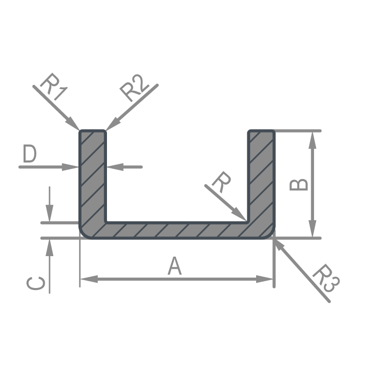 Catalogue profilés standards